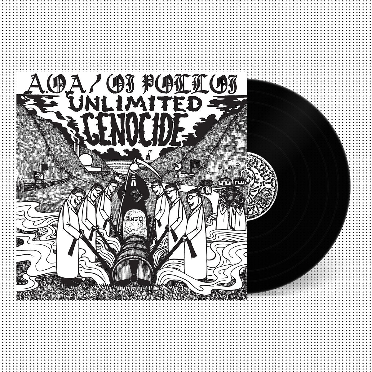 A.O.A. / Oi Polloi: Unlimited Genocide (Vinyl LP) | Freebird Records